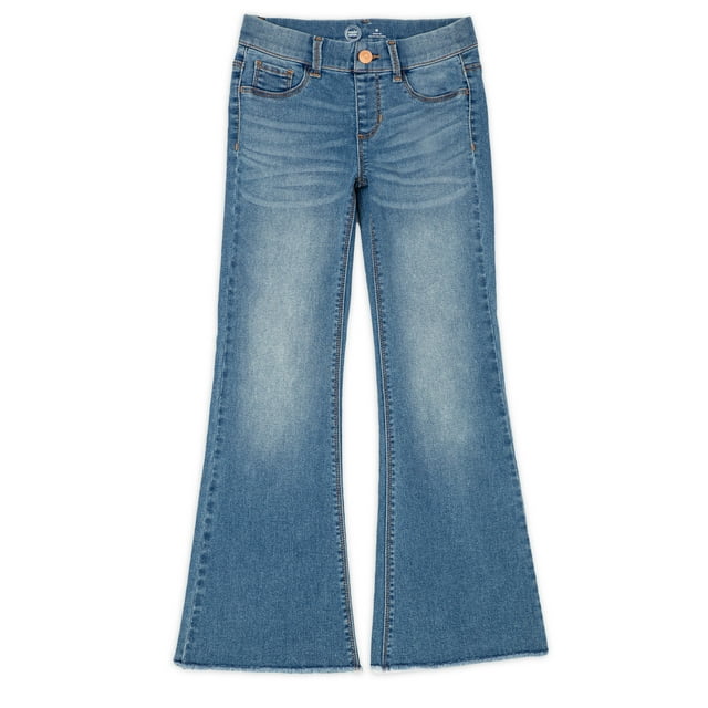 Wonder Nation Kids Girls Flare Fashion Jegging, Sizes 4-18 And Plus ...