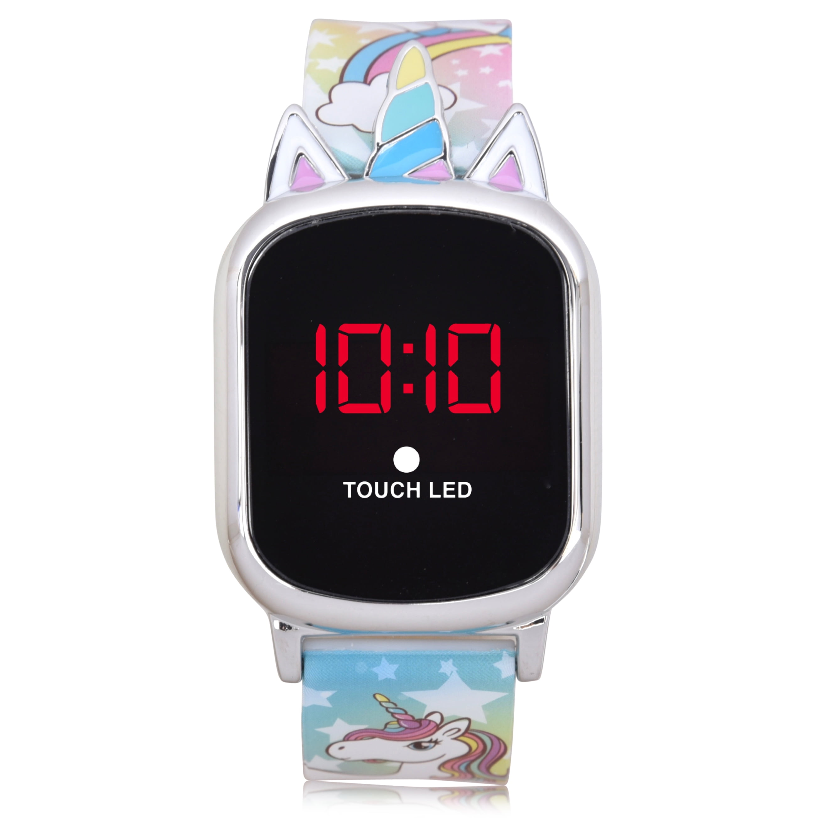 Wonder Nation LED Unisex Child Watch Silicone Strap with Molded Cat ...