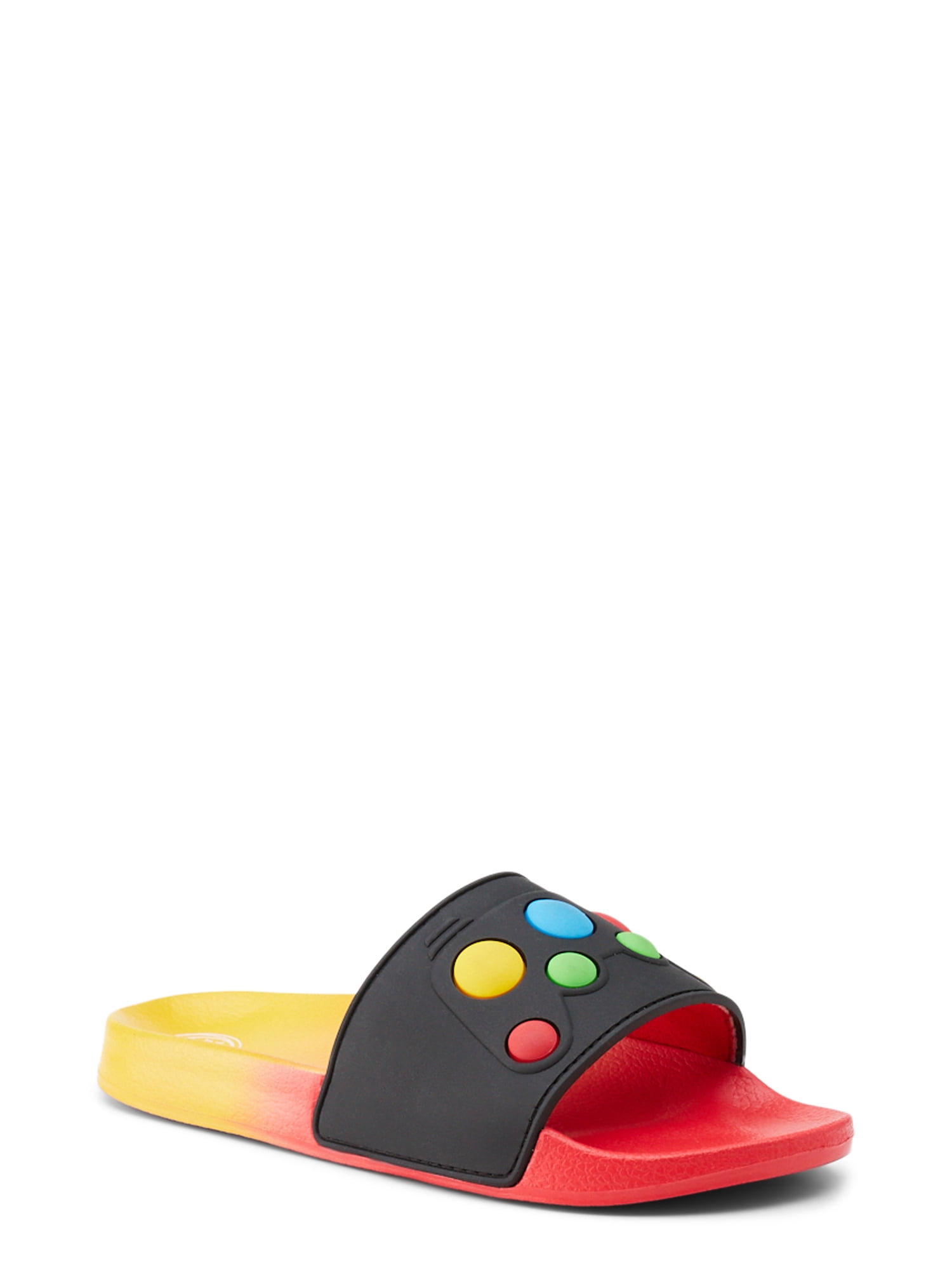 Wonder Nation Boys Gamer Slide Sandals Size 6 - Walmart.com