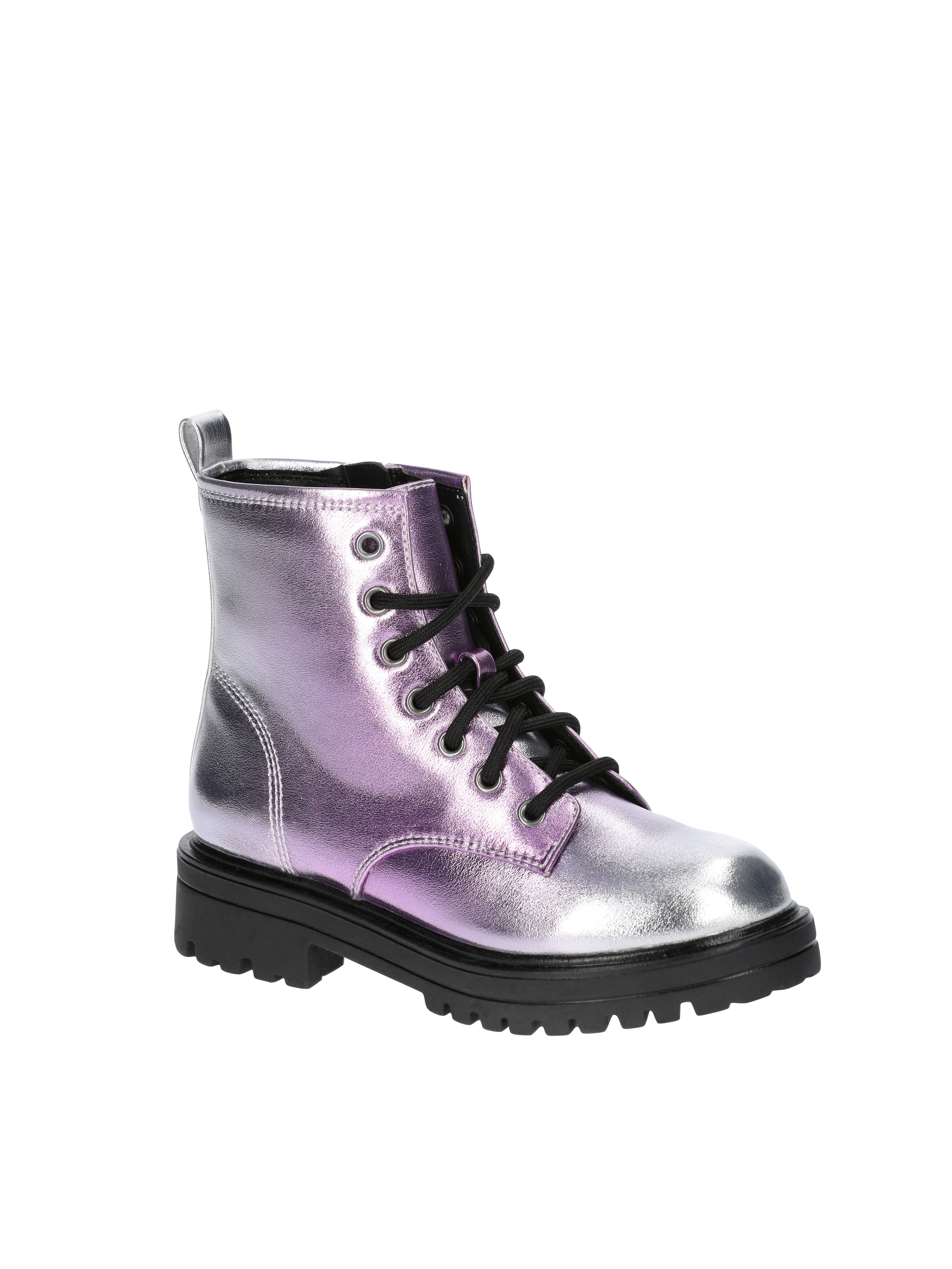 Wonder Nation Little and Big Girls Combat Boots - Walmart.com