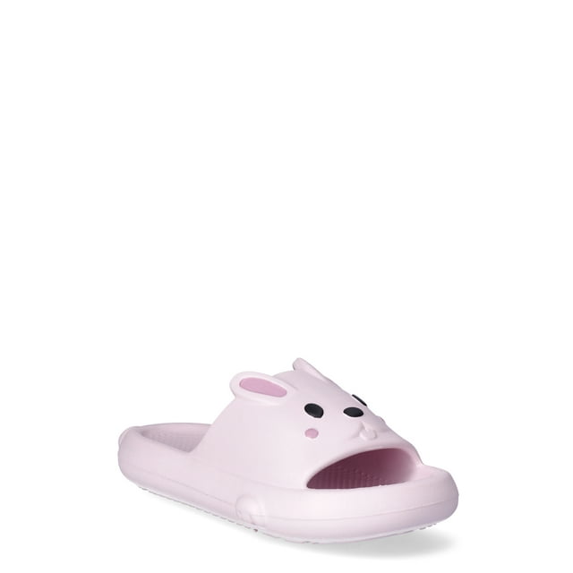 Wonder Nation Little & Big Girls Critter Slide Sandals - Walmart ...