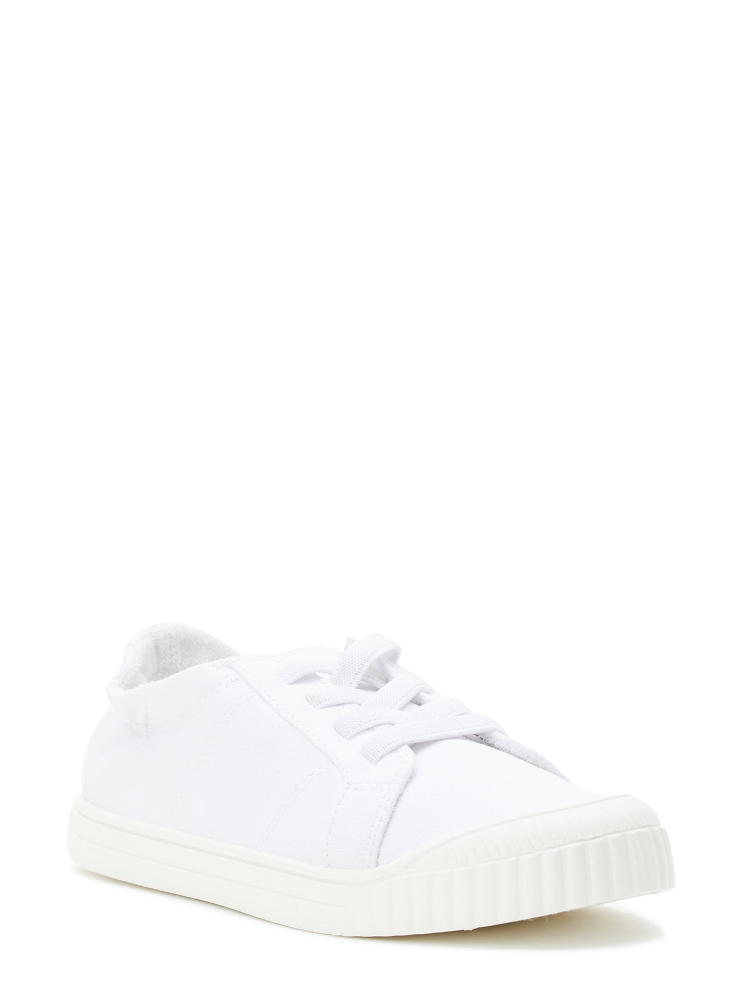 Wonder Nation Girl Casual Bump Toe Sneakers - Walmart.com