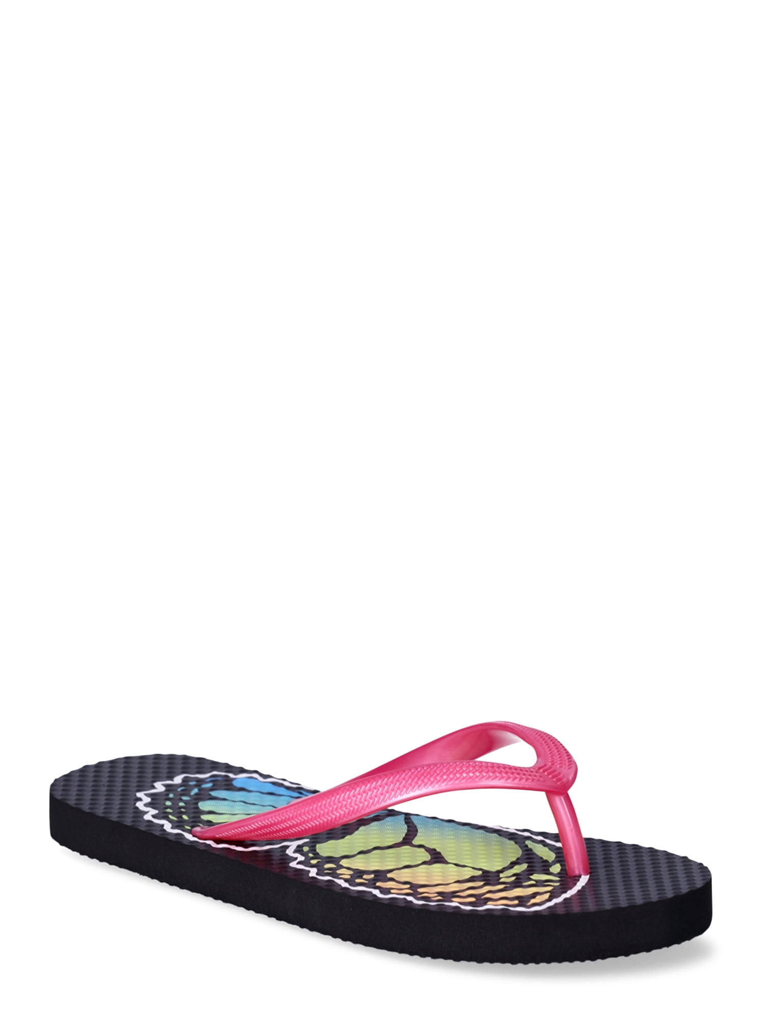 Wonder Nation Little Girl & Big Girl Flip Flop,Sizes 13/1-4/5 - Walmart.com