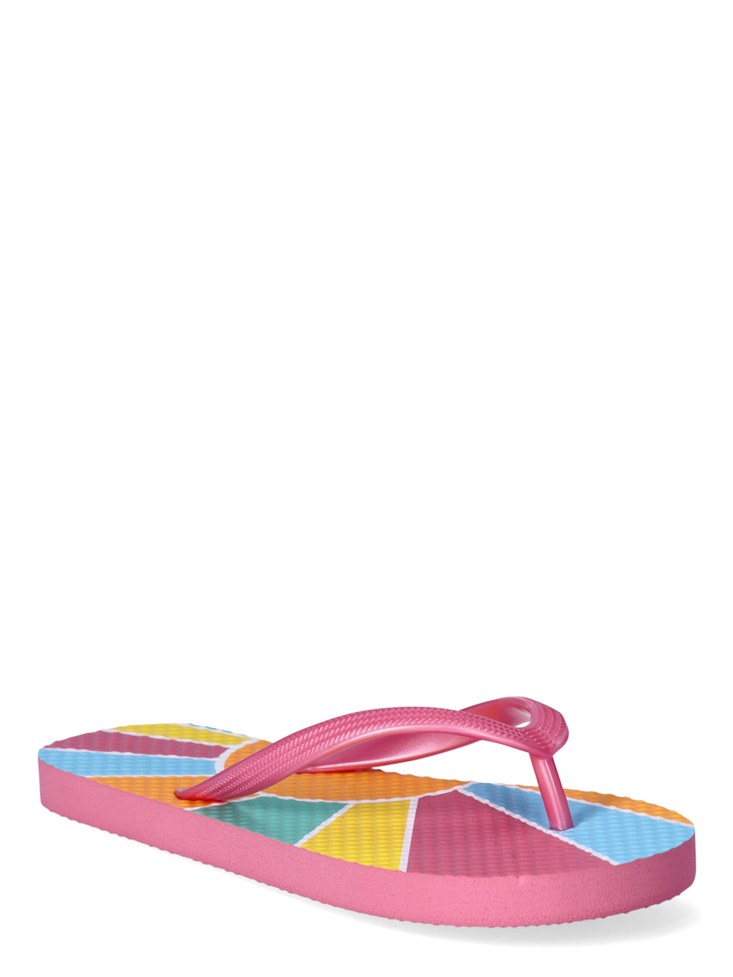 Wonder Nation Little Girl & Big Girl Flip Flop,Sizes 13/1-4/5 - Walmart.com