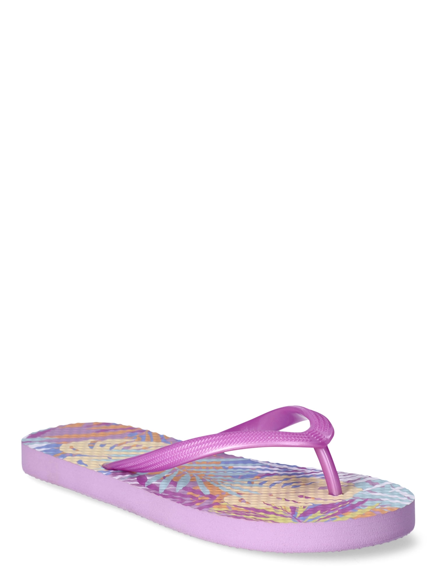 Wonder Nation Girls Flip Flops - PVC Upper - EVA Outsole - Walmart.com