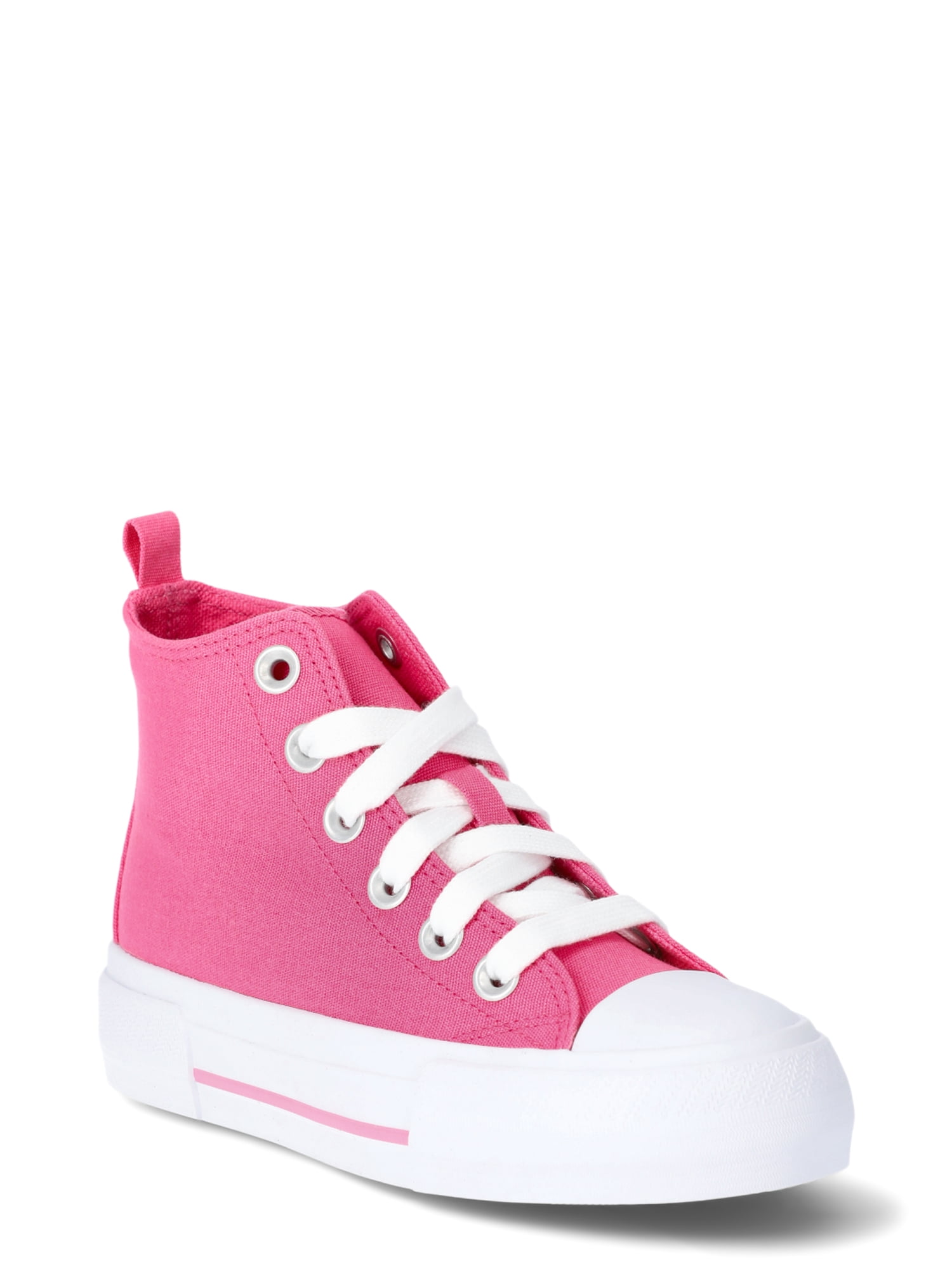 Wonder Nation Little Girls and Big Girls Platform High Top Sneakers ...