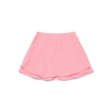 Wonder Nation Little Girls Ruffle Scooter Skirt, Sizes 4-10 - Walmart.com