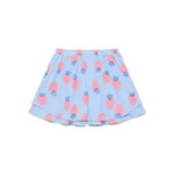 Wonder Nation Little Girls Ruffle Scooter Skirt, Sizes 4-10 - Walmart.com