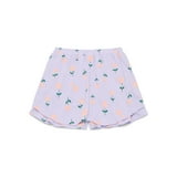 Wonder Nation Little Girls Ruffle Scooter Skirt, Sizes 4-10 - Walmart.com