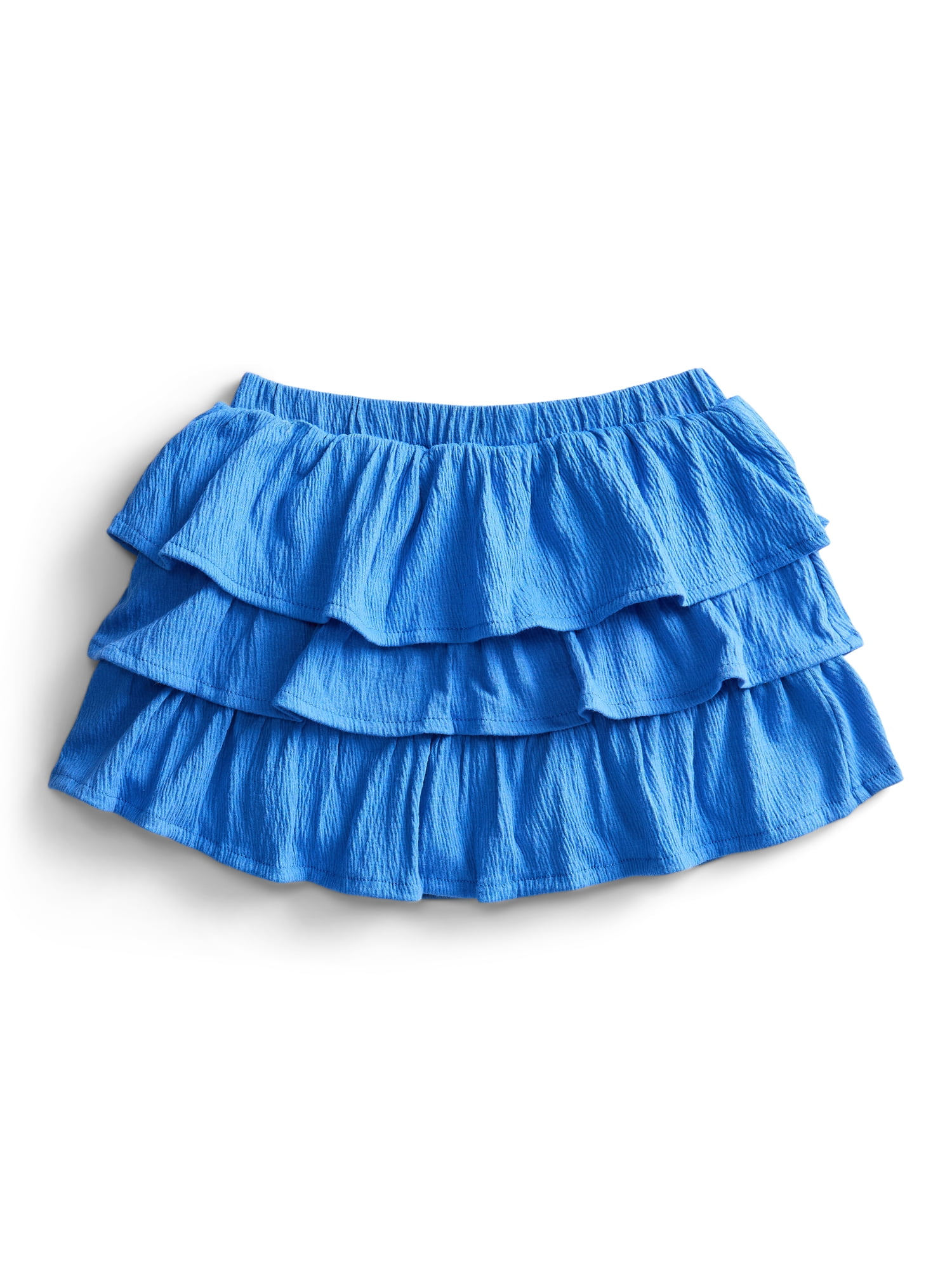 Wonder Nation Girls Tiered Scooter Skirt, Sizes 4-10 - Walmart.com