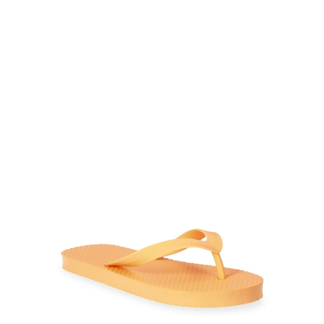 Wonder Nation Little and Big Girls’ Flip Flop Sandals, Sizes 13/1-4/5 ...