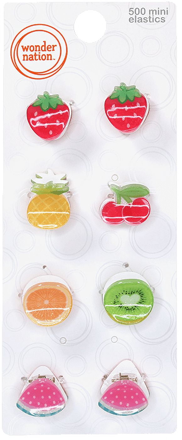 Wonder Nation Mixed Fruit Mini Claw Clips, 8-Piece - Walmart.com