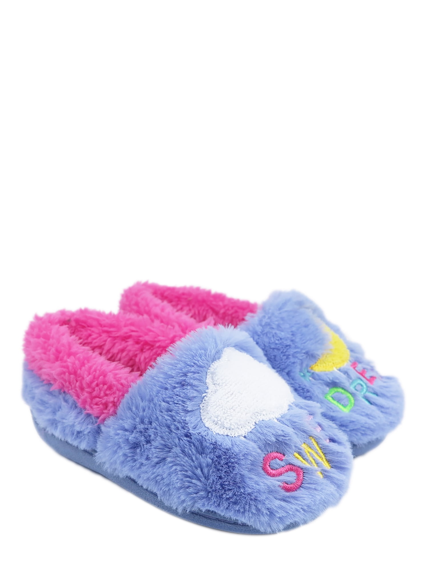 Wonder Nation Sweet Dreams Closed Back Aline Slipper (Toddler Girls ...