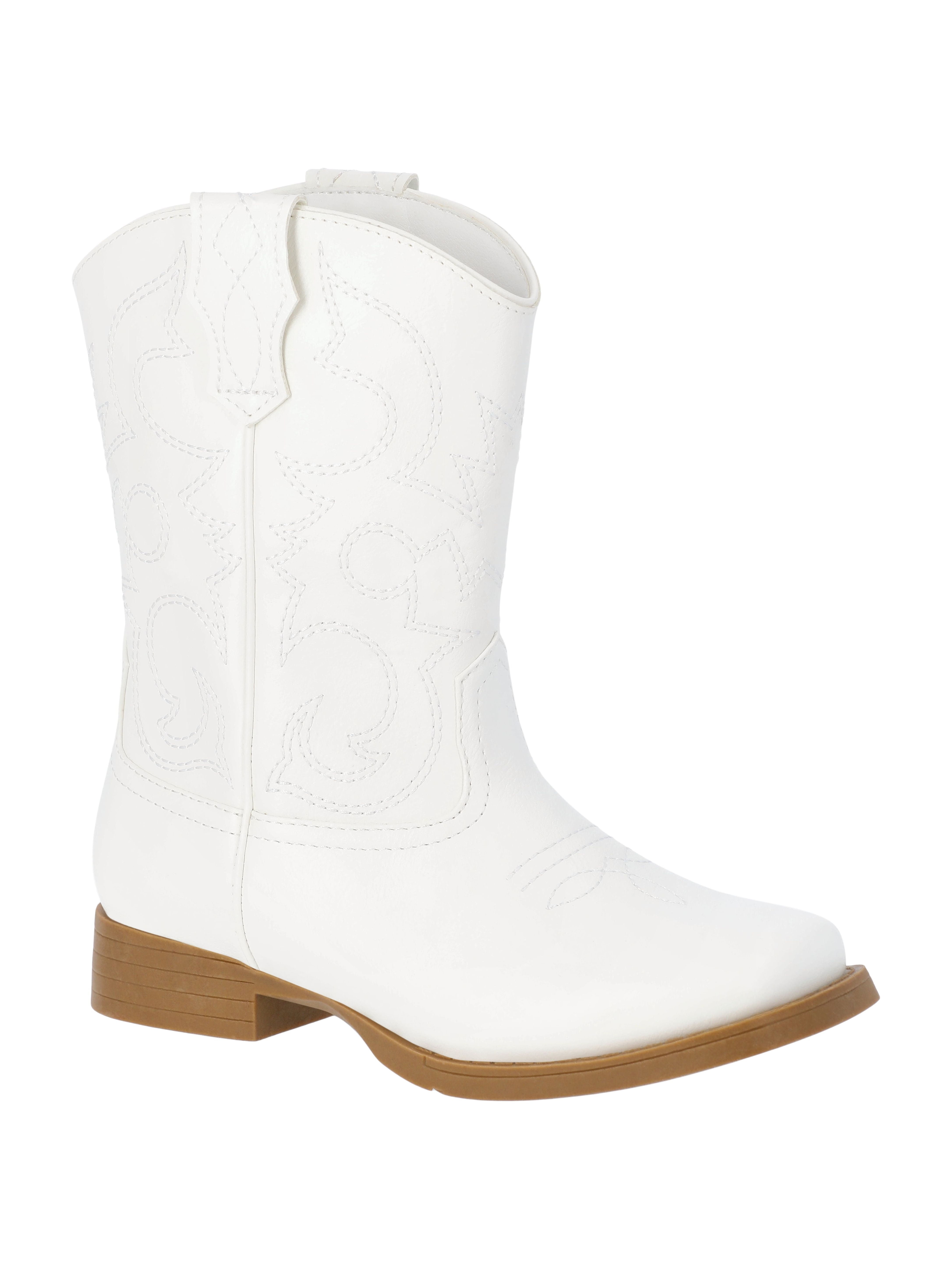 Wonder Nation Toddler & Big Girls Western Cowgirl Boot - Walmart.com