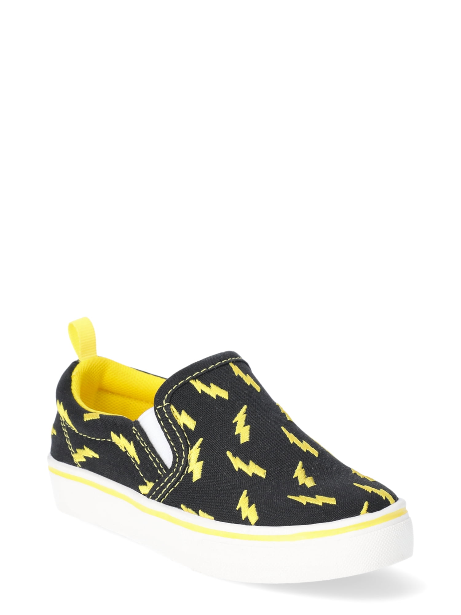 Wonder Nation Toddler & Big Kids Canvas Slip-On Shoes with Memory Foam ...