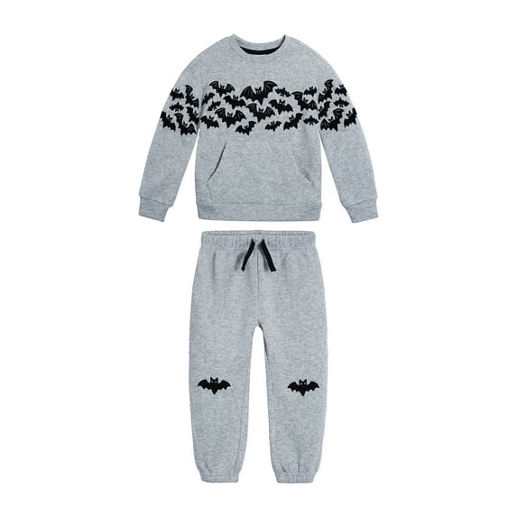 Wonder Nation Toddler Boy Halloween Fleece Sweat Set, Sizes 2T-5T ...