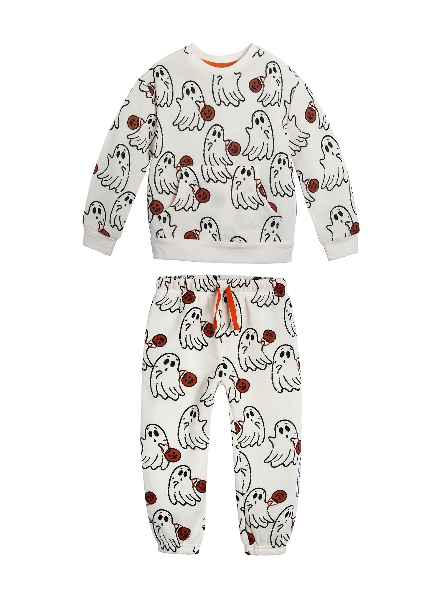 Wonder Nation Toddler Boy Halloween Sweat Set, Sizes 2T-5T - Walmart.com