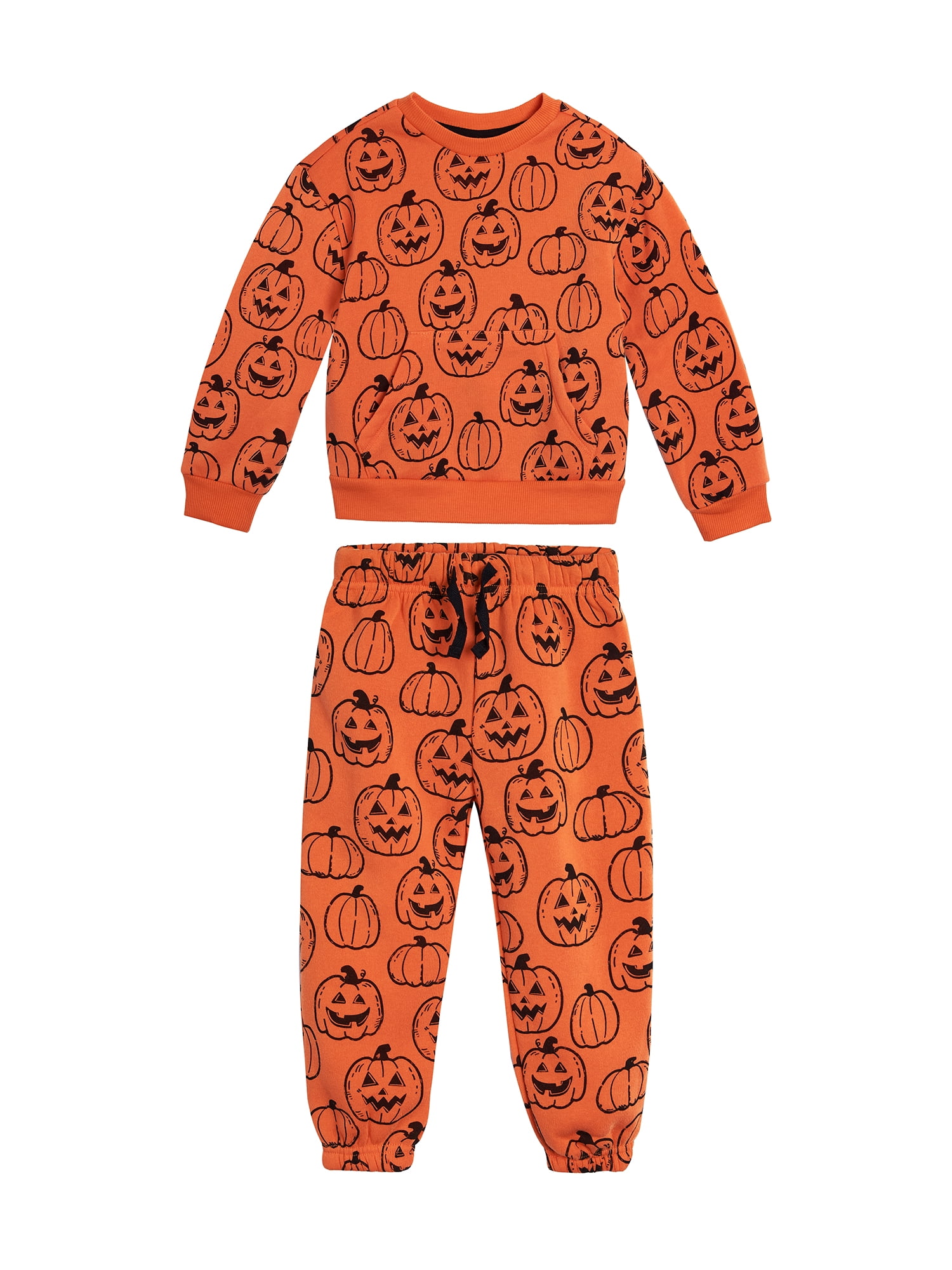 Wonder Nation Toddler Boy Halloween Sweat Set, Sizes 2T-5T - Walmart.com