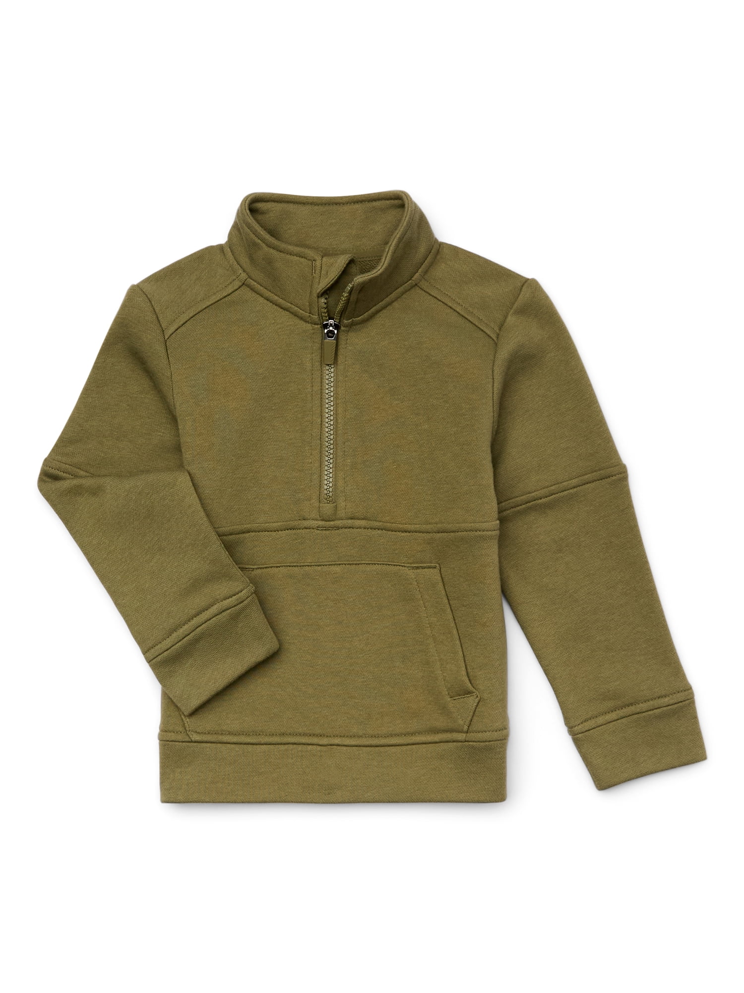 Wonder Nation Toddler Boy Quarter Zip Pullover - Walmart.com