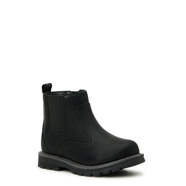 Wonder Nation Toddler Boys Chelsea Boots - Walmart.com