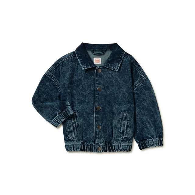 Wonder Nation Toddler Boys Denim Jacket, Sizes 12M-5T - Walmart.com