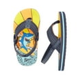 Wonder Nation Toddler Boys Surf Shark Flip Flops, Sizes 5/6-11/12 ...