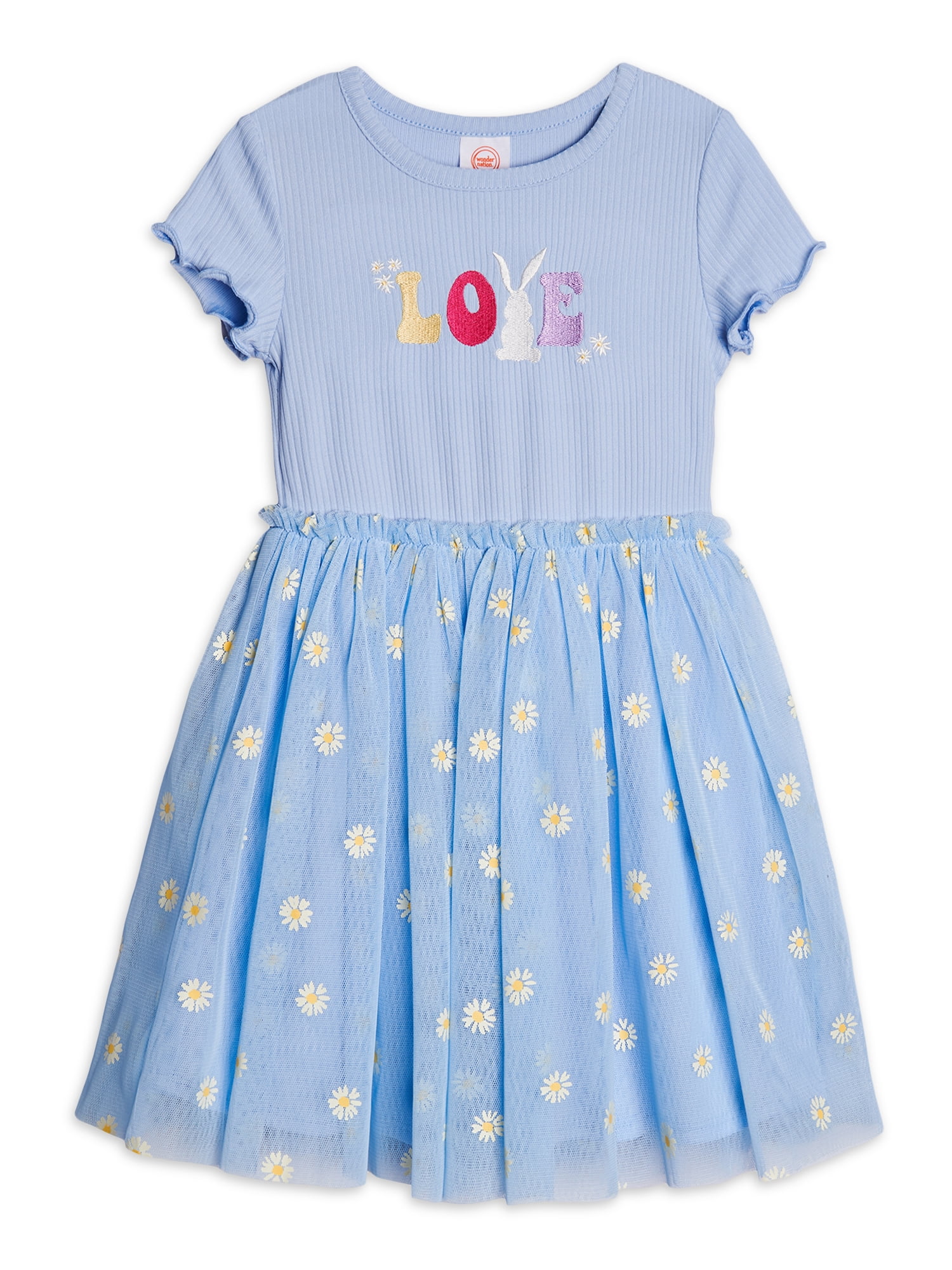 Wonder Nation Toddler Girl Easter Tutu Dress, Sizes 2T-5T - Walmart.com