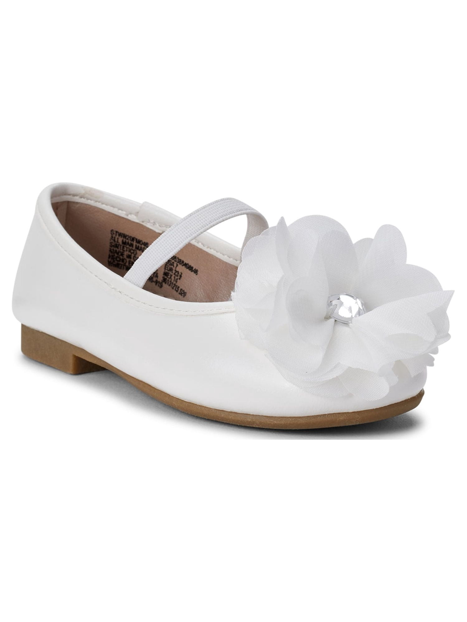 Wonder Nation Girl Flower Ballet Dress Flat - Sizes 7-12 - Walmart.com