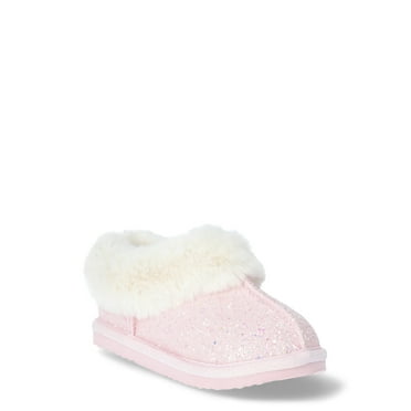 Wonder Nation Girls Metallic Scuff Slippers, Sizes 13/1-6 - Walmart.com