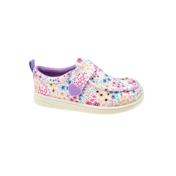 Wonder Nation Toddler Girl Moc Toe Shoes - Walmart.com