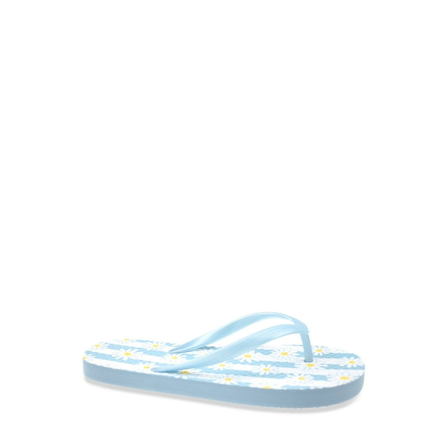 Wonder Nation Toddler Girl Printed Flip Flop Sandals - Walmart.com