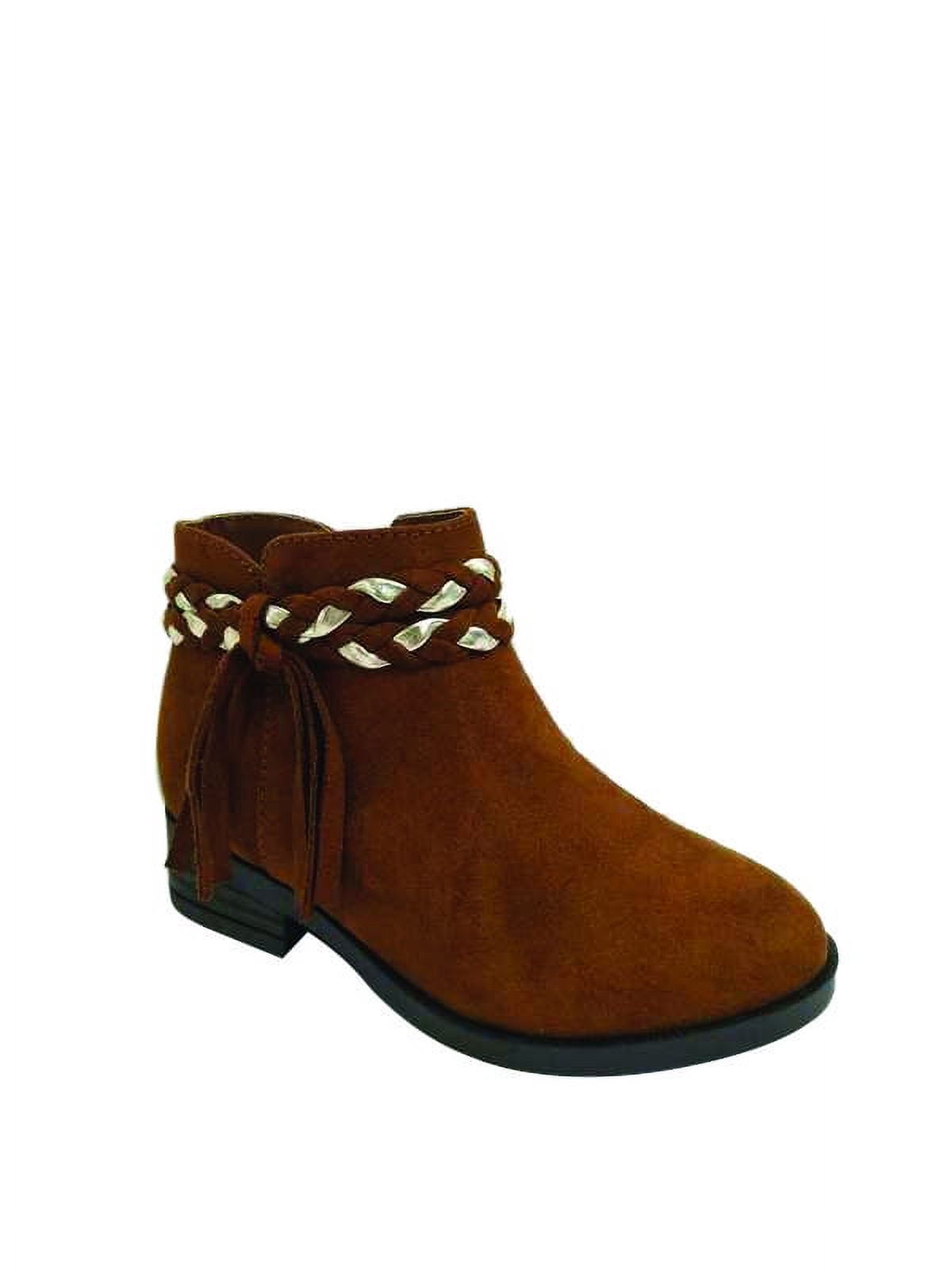 Wonder Nation Toddler Girls Braided Bootie - Walmart.com