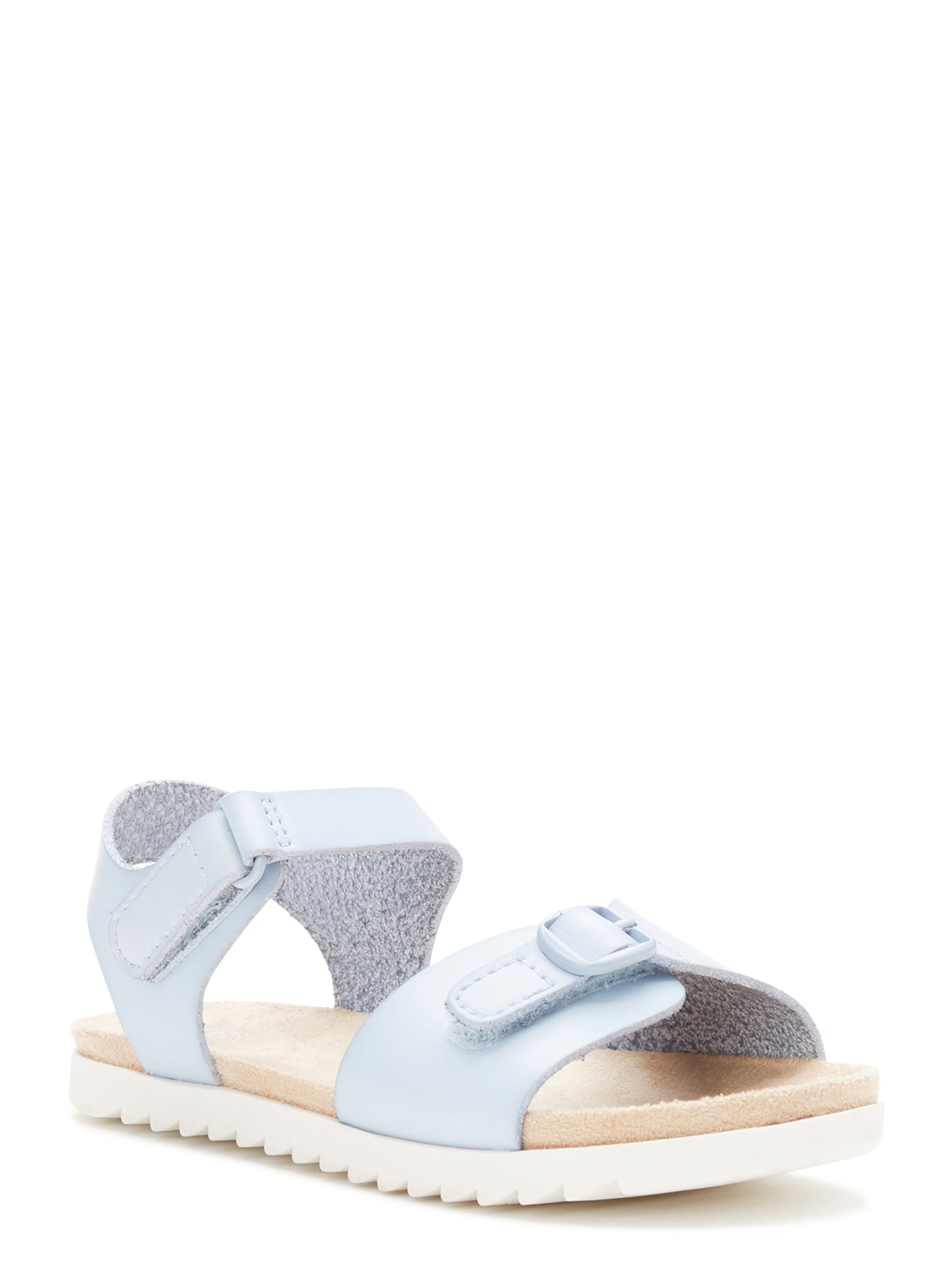 Wonder Nation Toddler Girls Buckle Sandals - Walmart.com