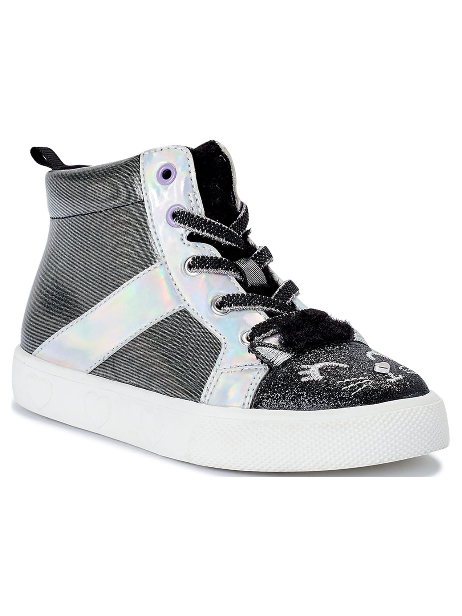 Wonder Nation Toddler Girls Critter High Top Sneakers - Walmart.com