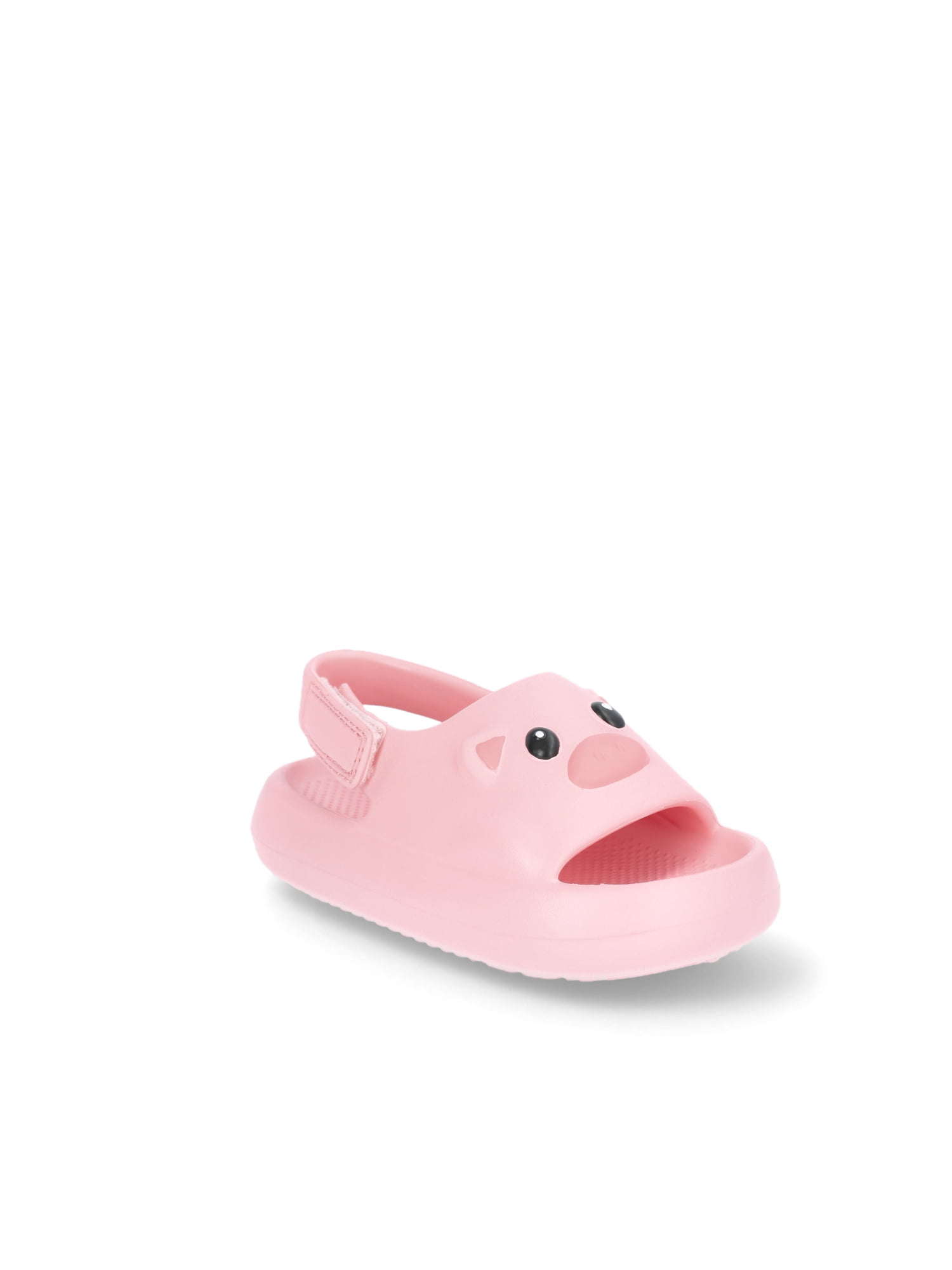 Wonder Nation Toddler Girls Critter Slide Sandals - Walmart.com