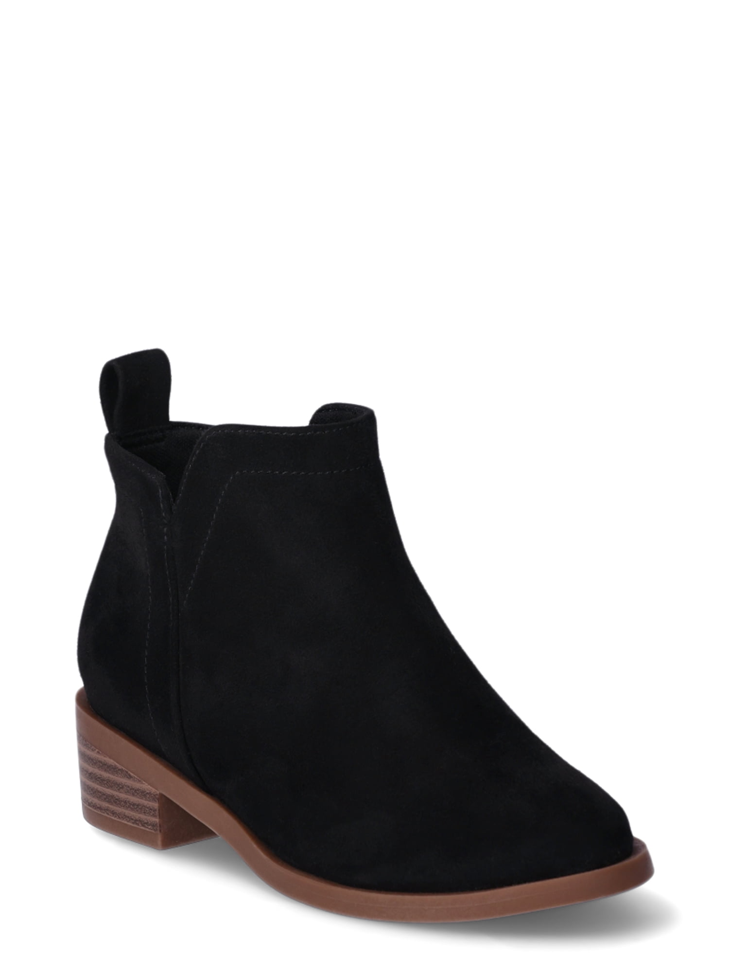 Wonder Nation Toddler Girls Ankle Booties, Stylish Pull-On Shoes with ...