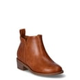 Wonder Nation Girls Ankle Booties - Pull-On Design - Walmart.com