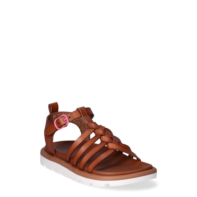 Wonder Nation Toddler Girls Gladiator Sandals - Walmart.com