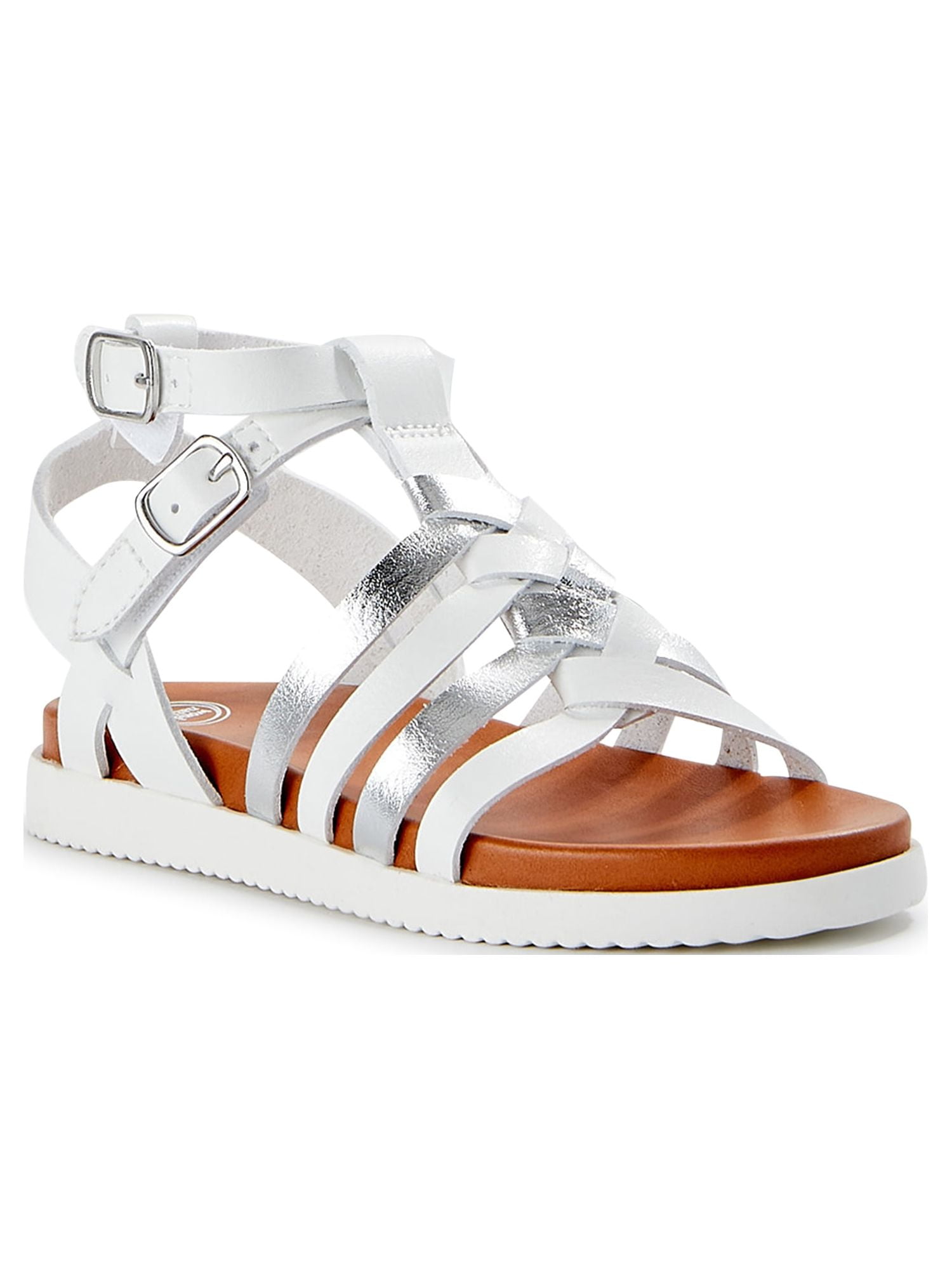 Wonder Nation Toddler Girls Gladiator Sandals - Walmart.com