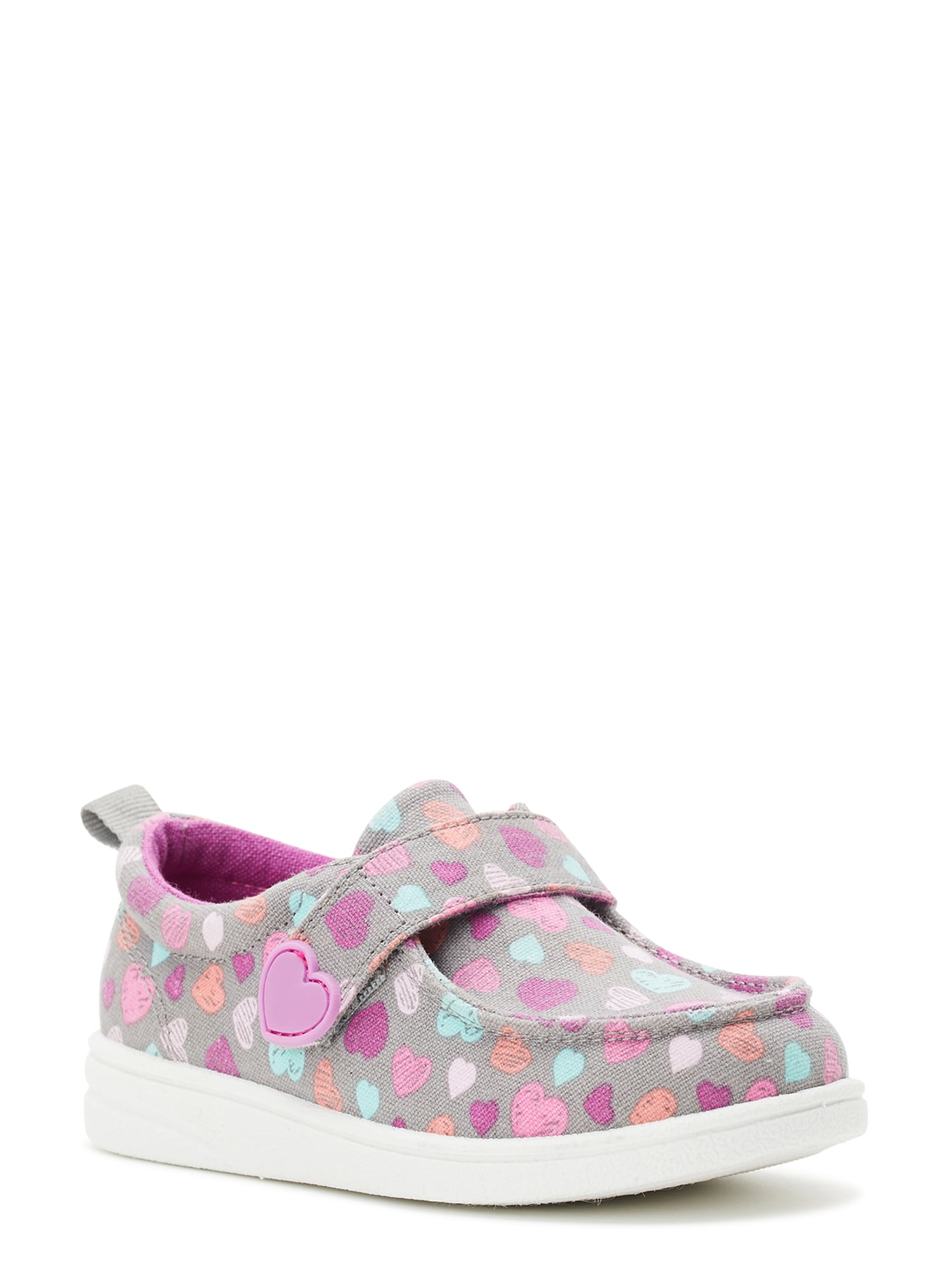 Wonder Nation Toddler Girls Moc Toe Shoes - Walmart.com