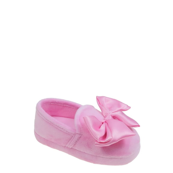 Wonder Nation Toddler Girls Scuff Flower Slippers - Walmart.com