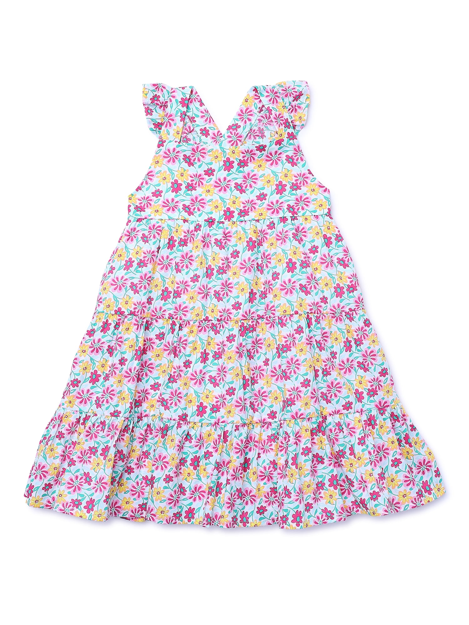 Wonder Nation Toddler Girls Tank Dress - Soft Fabric - Walmart.com