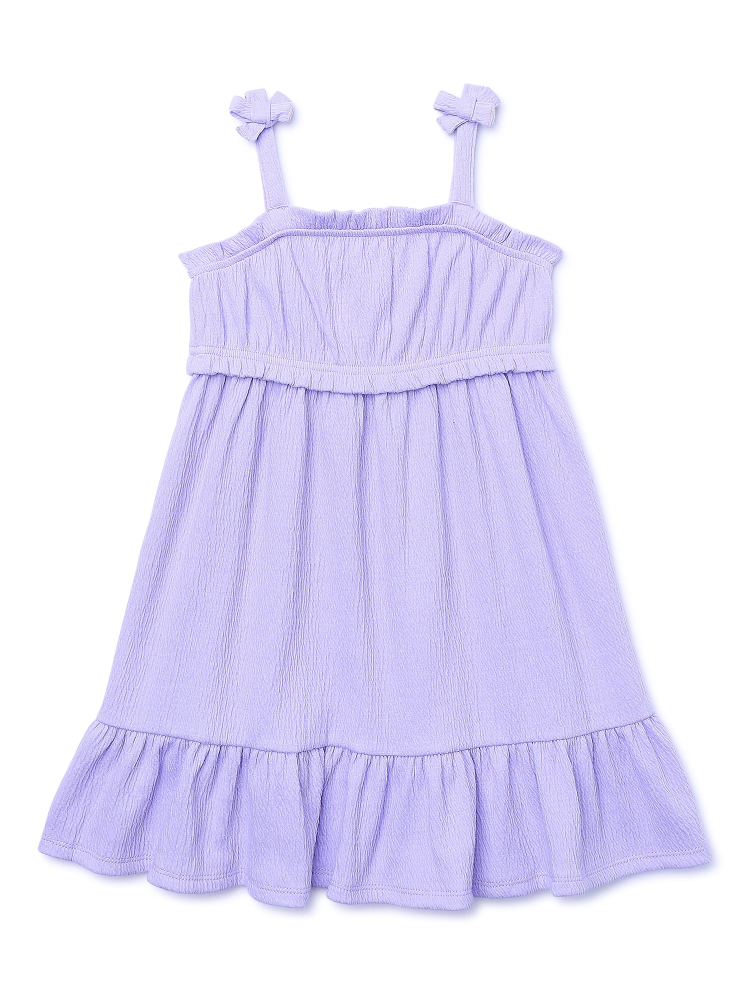 Wonder Nation Toddler Girls Sleeveless Tank Dress, Sizes 12M-5T, Super ...