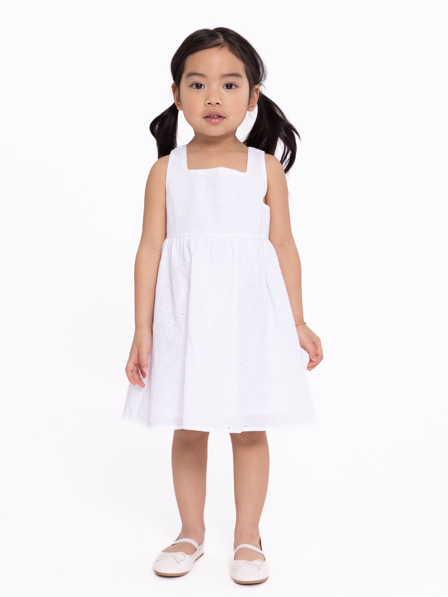 Wonder Nation Toddler Girls Sleeveless Tank Dress, Sizes 12M-5T ...