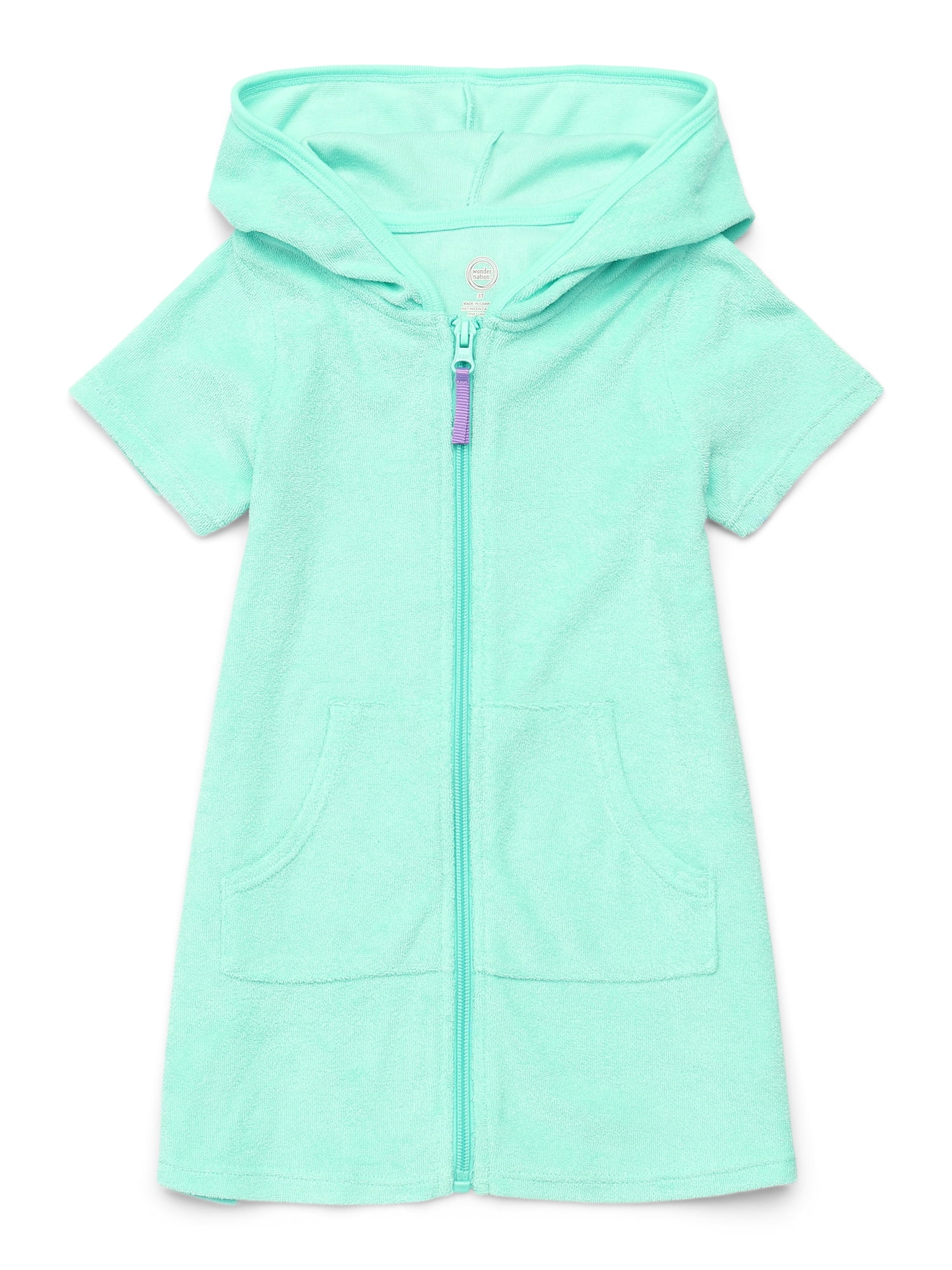 Wonder Nation Toddler Girls Terry Cover Up, Sizes 12M-5T - Walmart.com