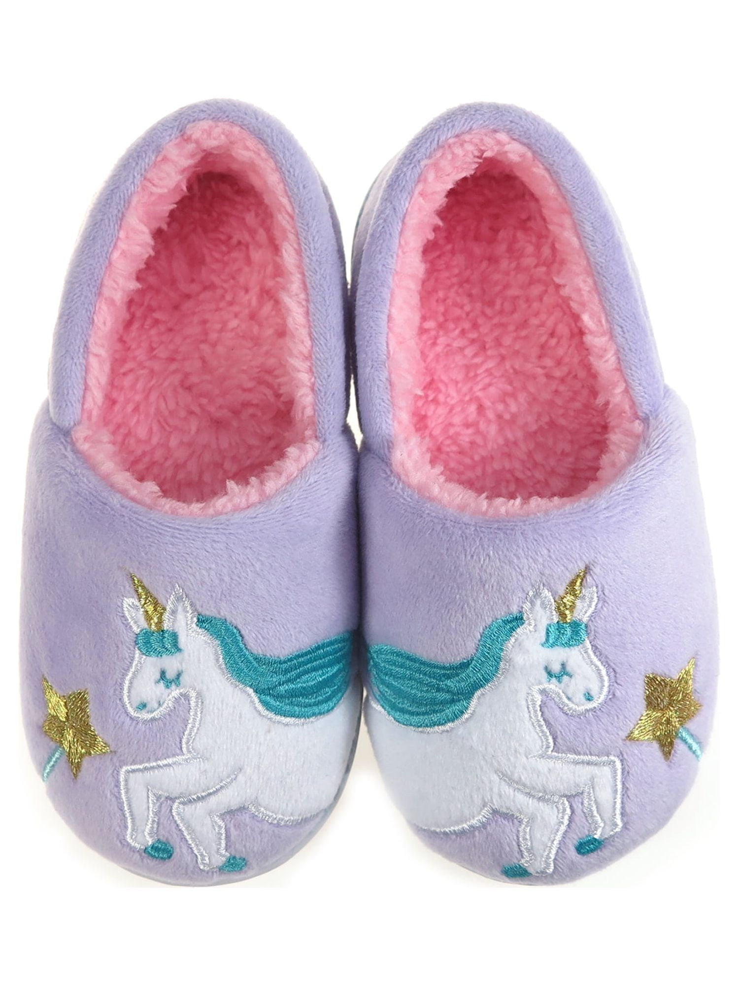 Wonder Nation Toddler Girls Unicorn Aline Slipper, Sizes 5/6-11/12 ...