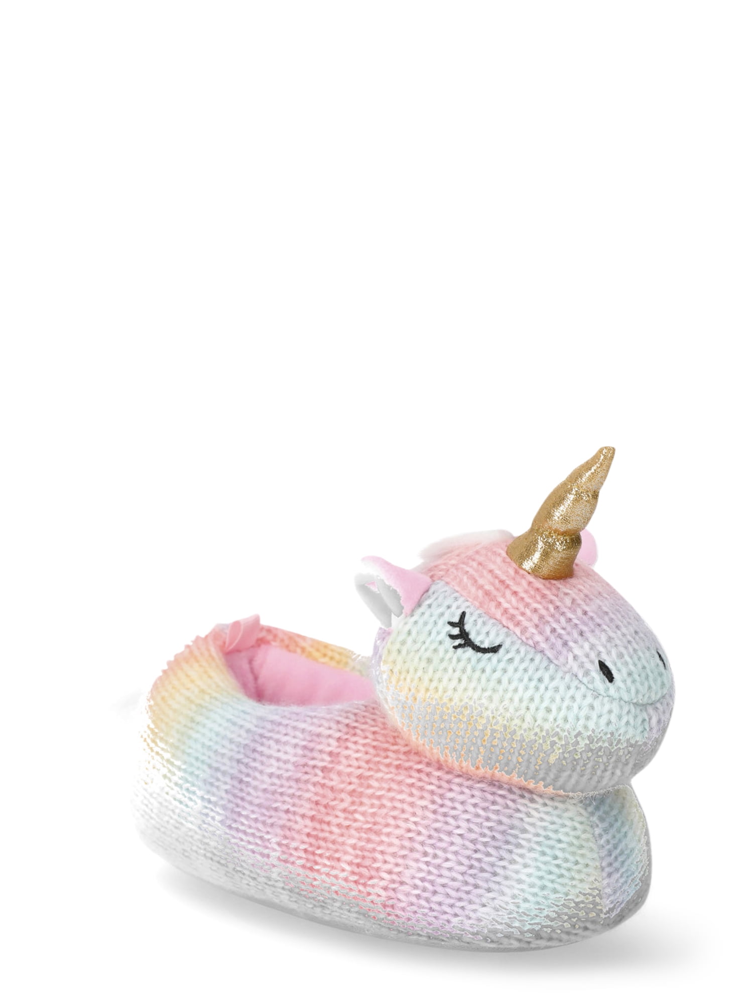 Wonder Nation Toddler Girls Unicorn Slippers, Sizes 5-12 - Walmart.com