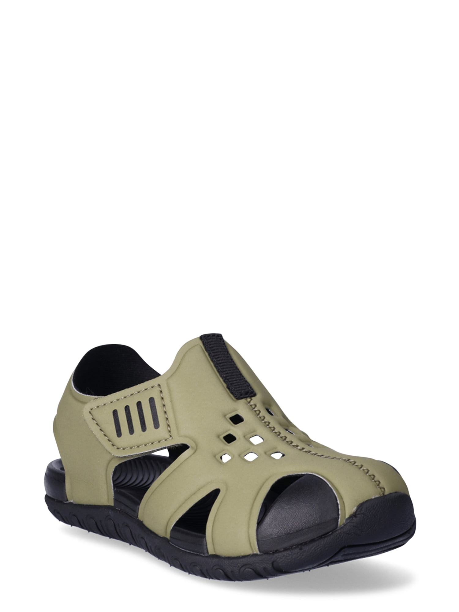 Wonder Nation Toddler Kids Lightweight EVA Bump Toe Velcro Sandals ...