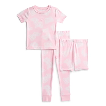 UAYOTSE Girls Pajamas for Kids 2Pcs Pjs Girls Summer Pajama Sets Short ...