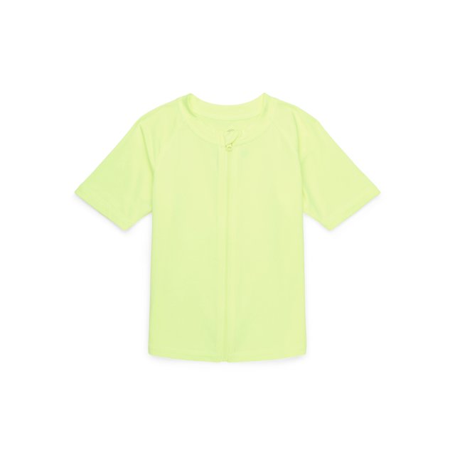 Wonder Nation Toddler Boys Rash Guard with Short Sleeves and UPF 50 ...